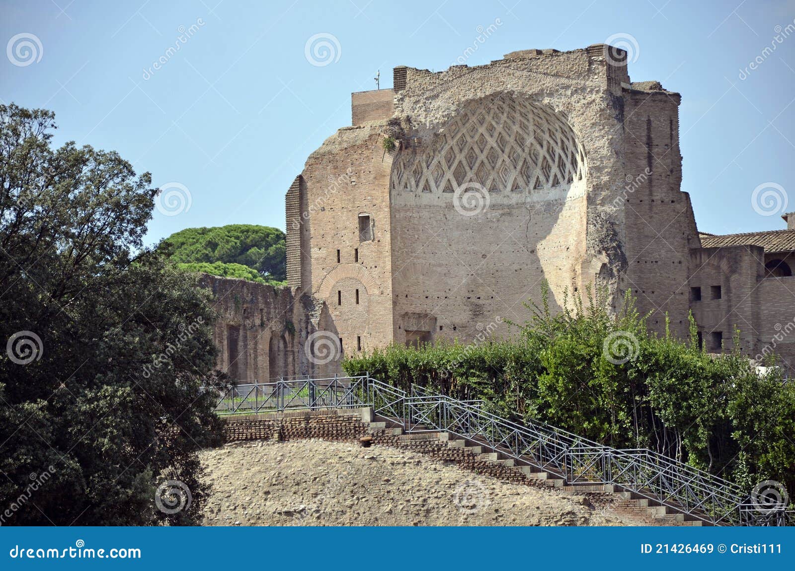 Rome ruin stock image. Image of riding, attraction, people - 21426469
