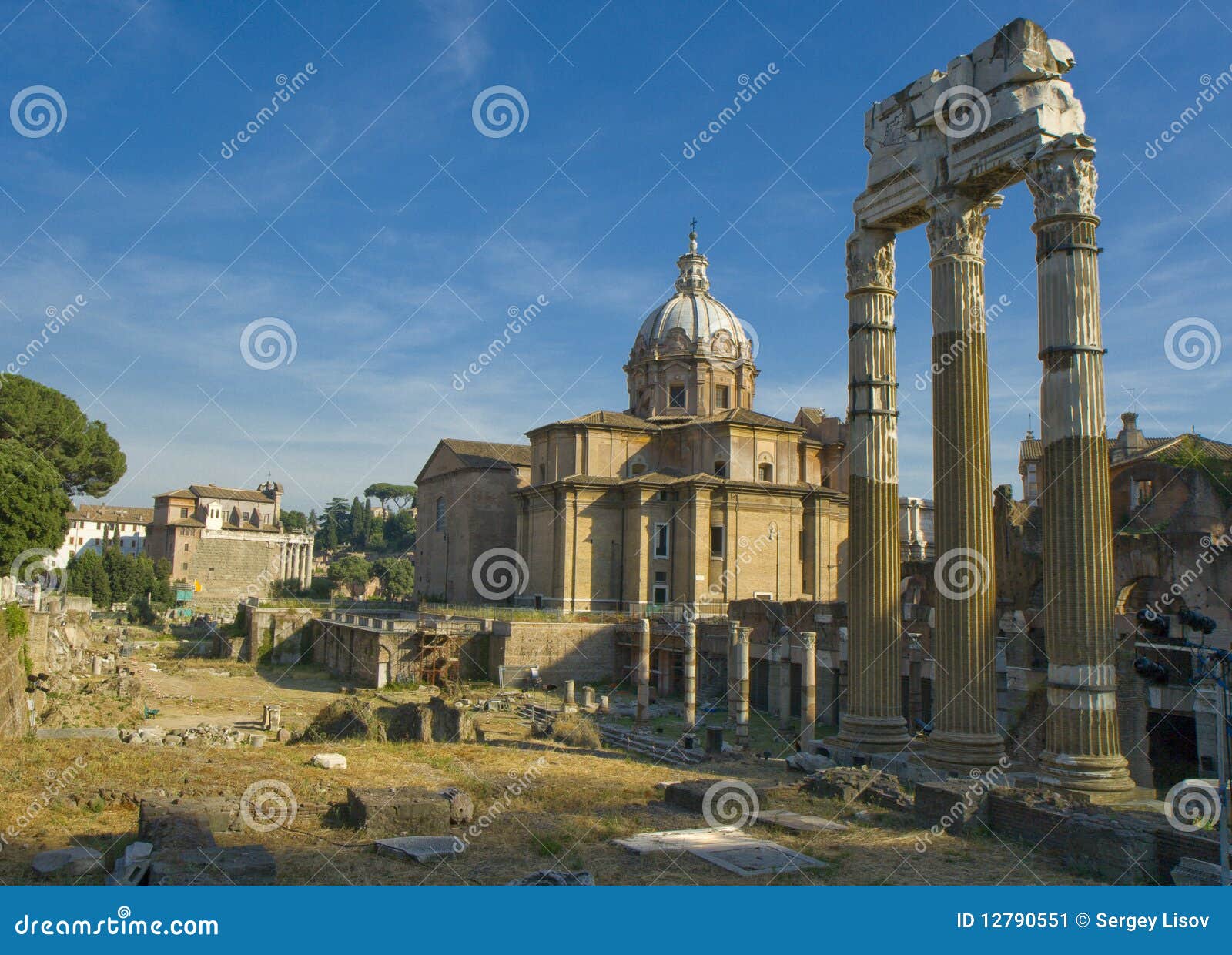 Rome ruines stock image. Image of archaeological, history - 12790551