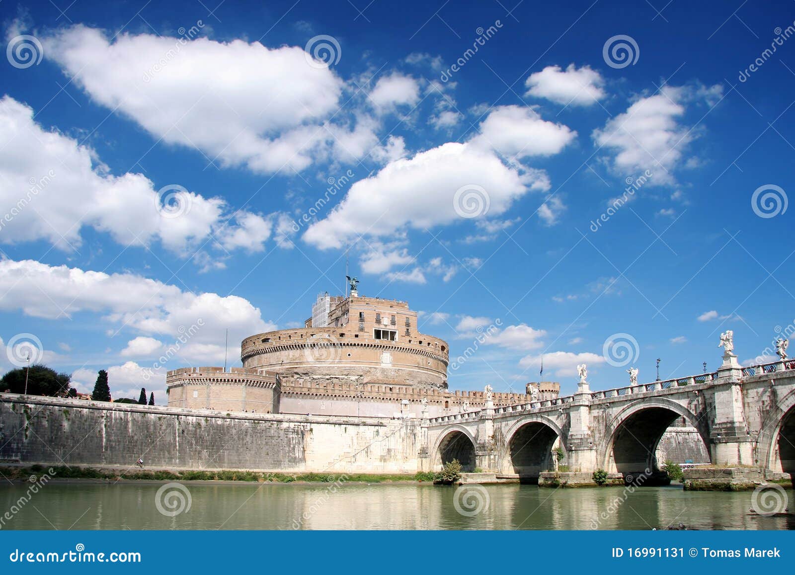 Rome, Saint Angelo Castle stock image. Image of capital - 16991131