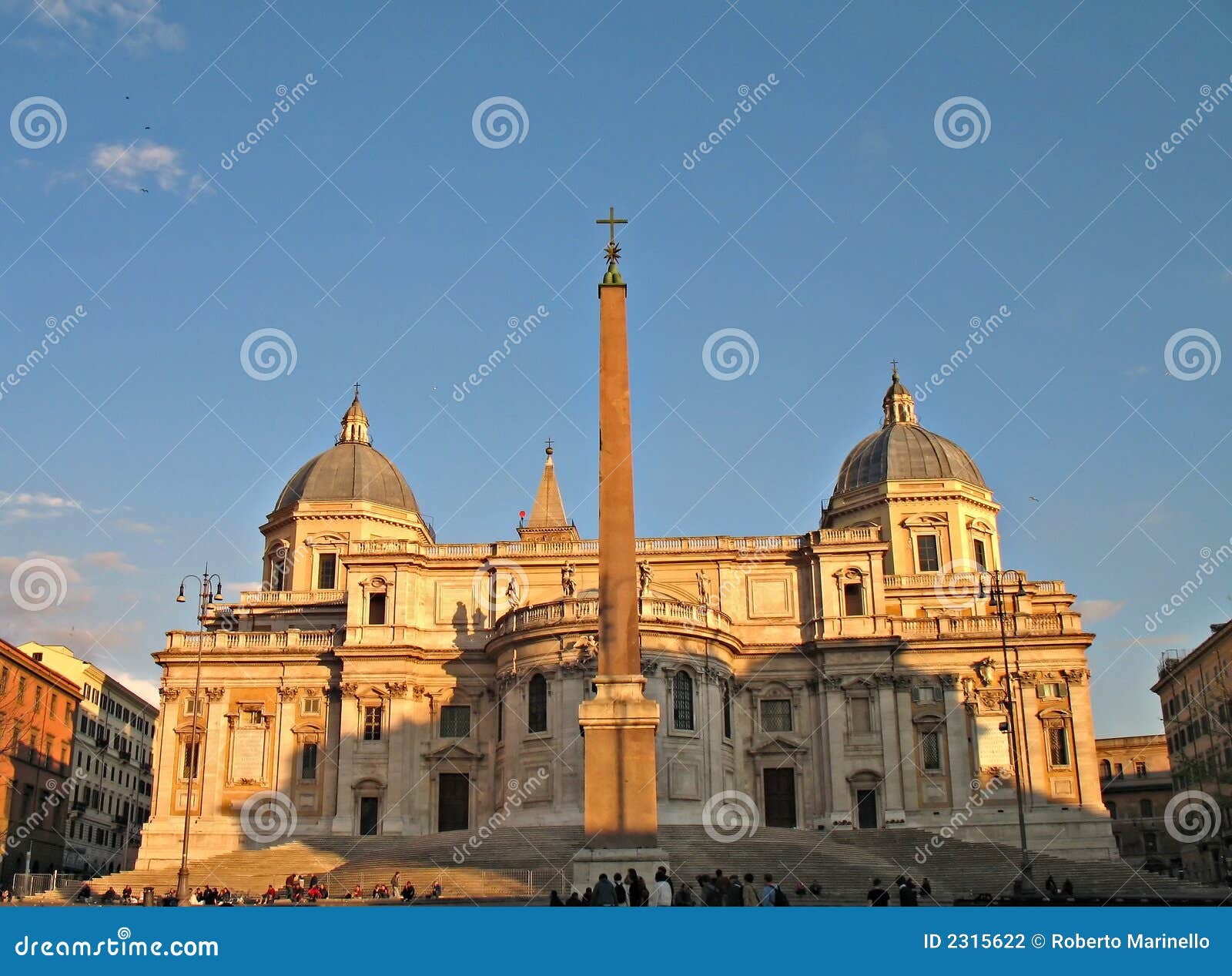 Rome Santa Maria Maggiore stock photo. Image of guide - 2315622