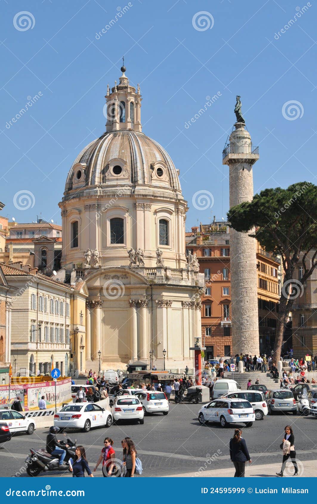 Rome sightseeing editorial stock image. Image of city - 24595999