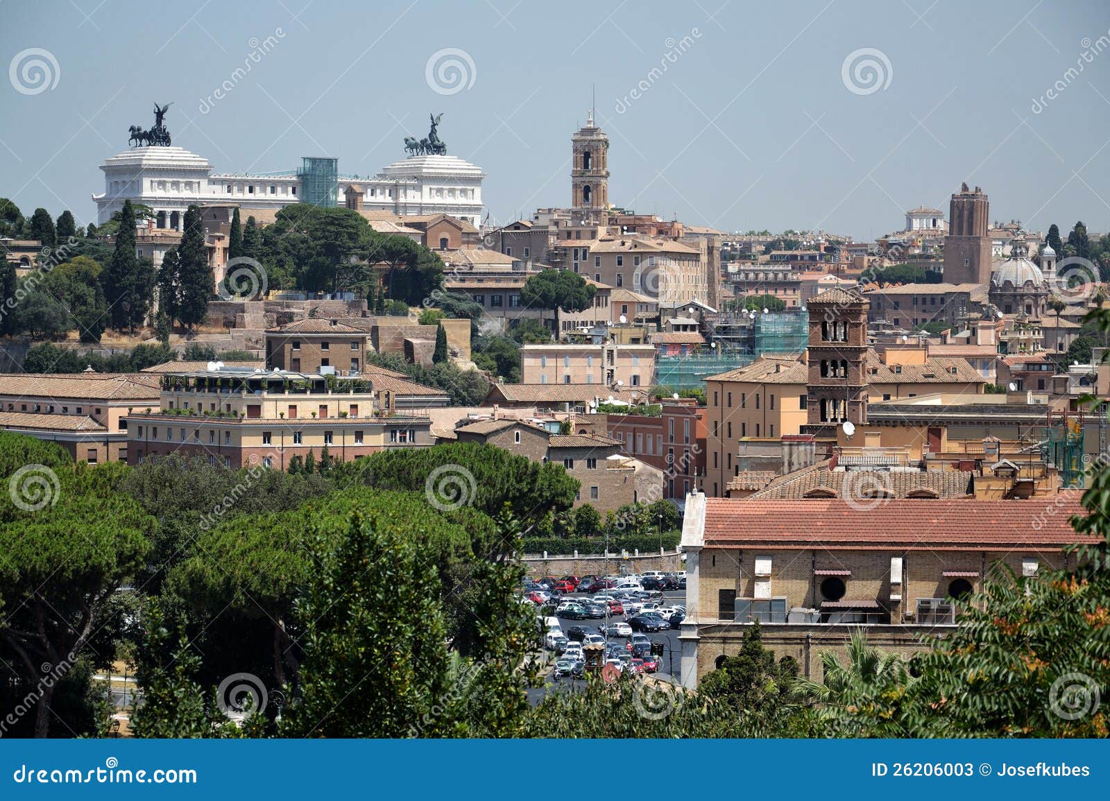Rome skyline stock image. Image of travel, tourism, saint - 26206003