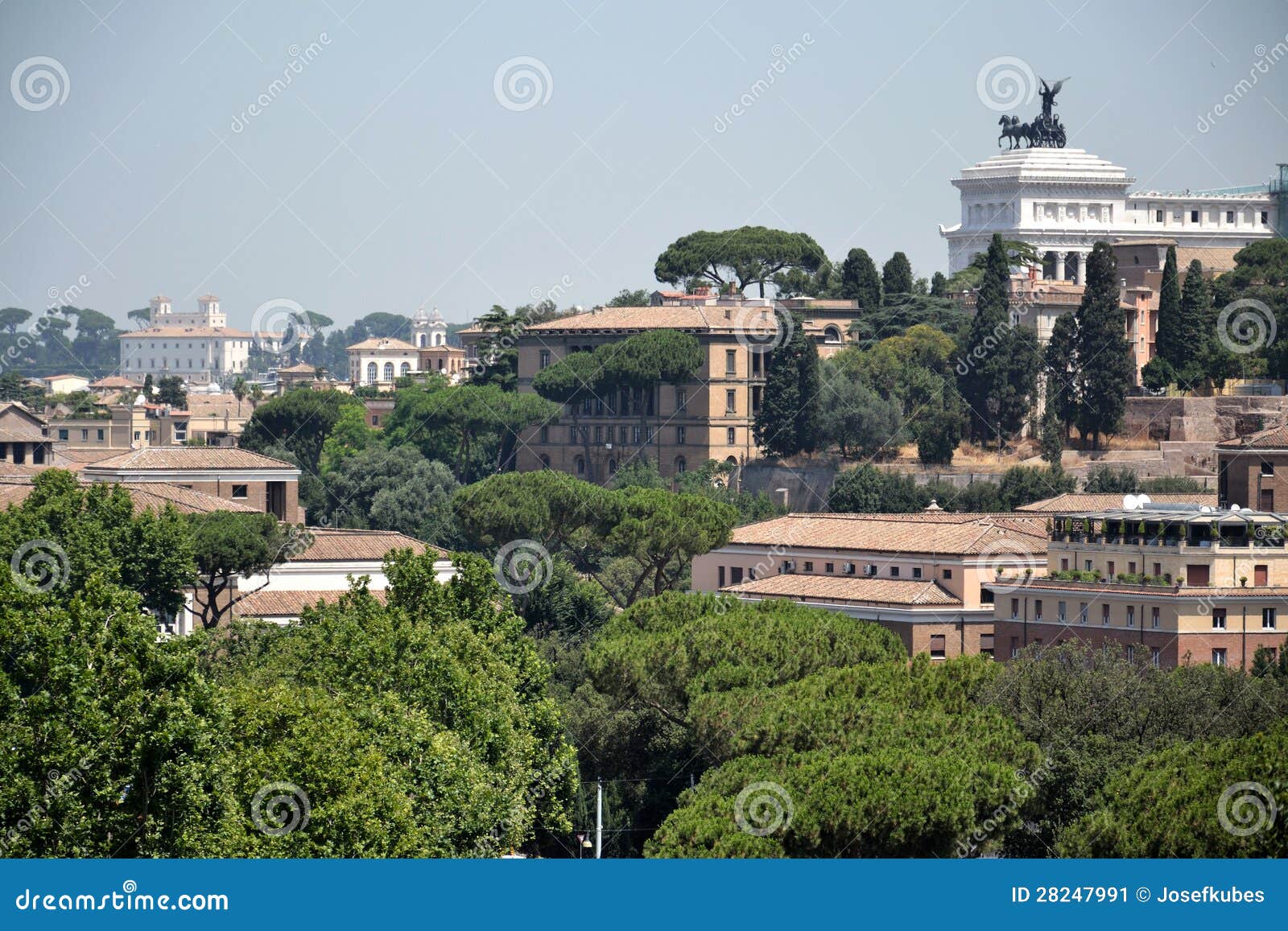 Rome skyline stock image. Image of basilica, capital - 28247991