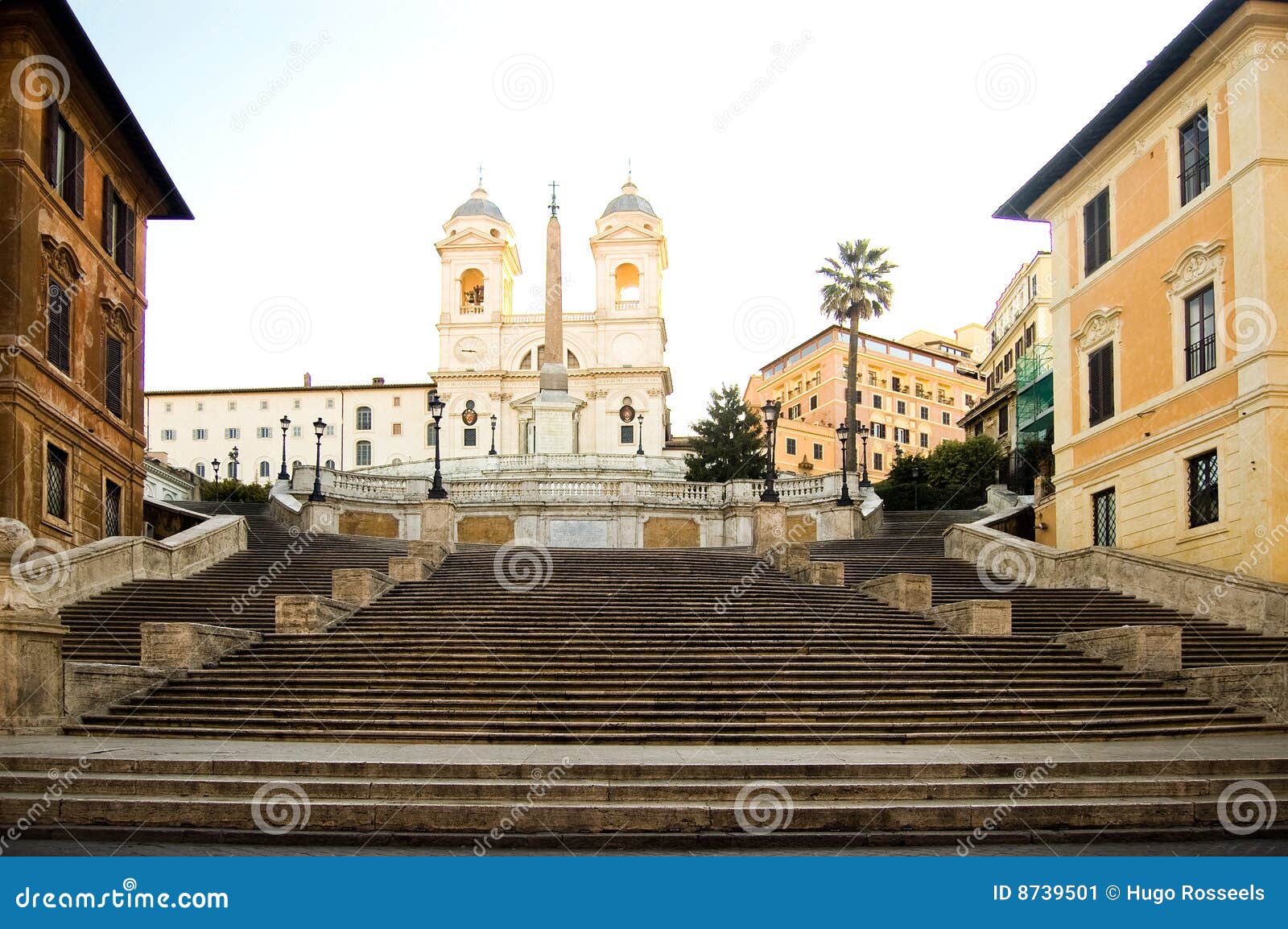 Rome Spanish Steps stock image. Image of center, rome - 8739501