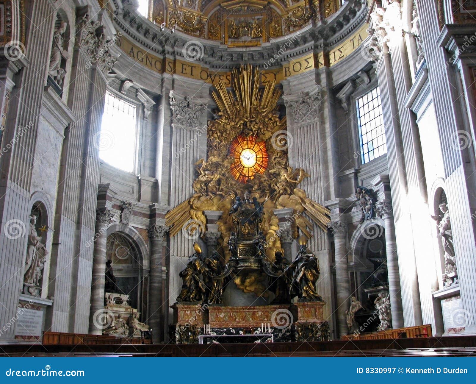 Rome St. Peters Front Altar Editorial Photography - Image of catholic ...