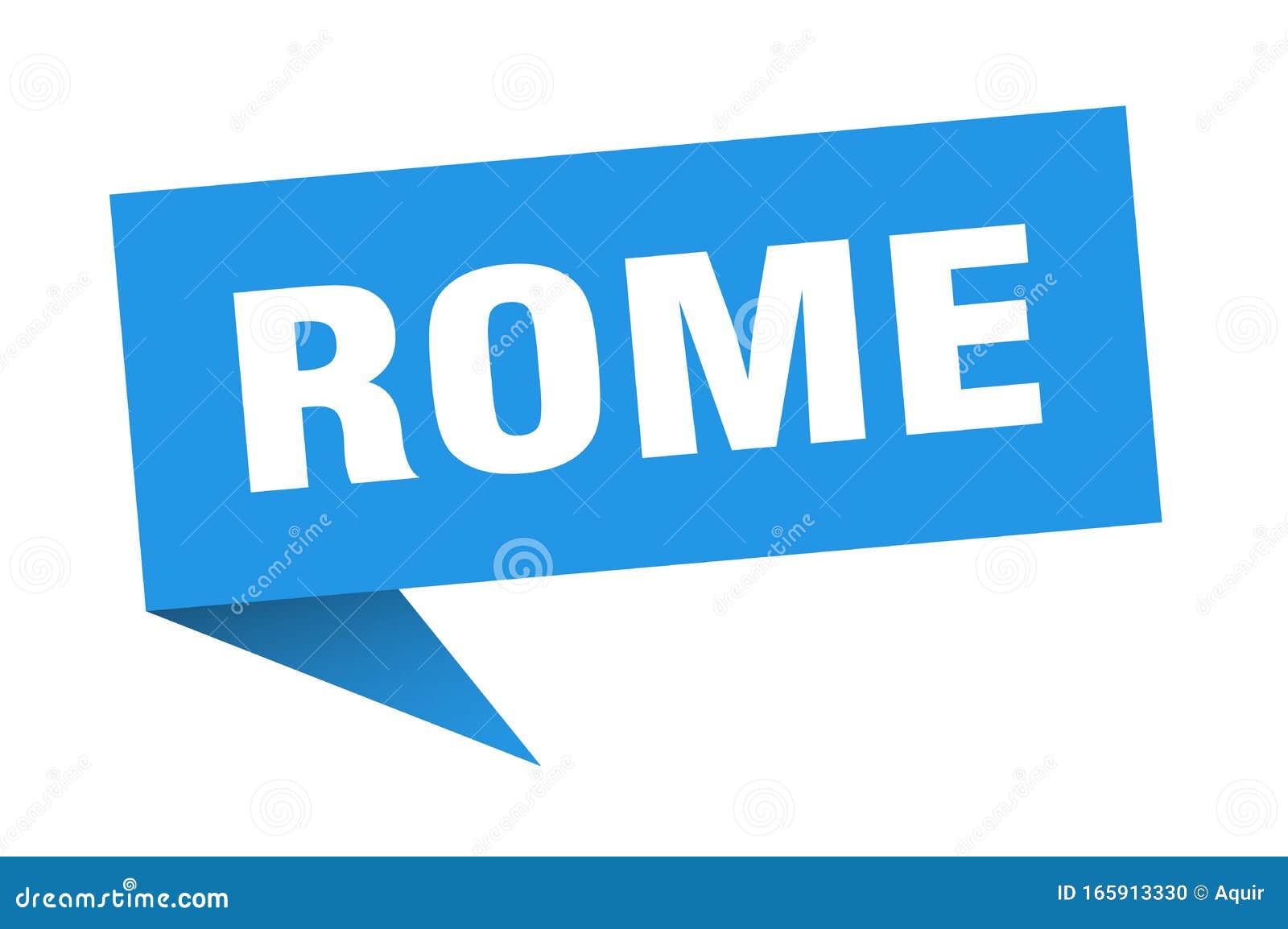 Rome Sticker. Rome Signpost Pointer Sign Stock Vector - Illustration of ...