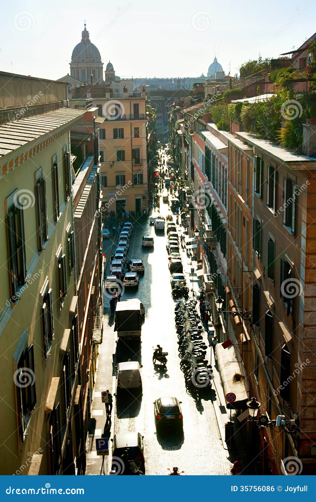 Rome, Street Scene In Piazza Navona Editorial Photo | CartoonDealer.com ...