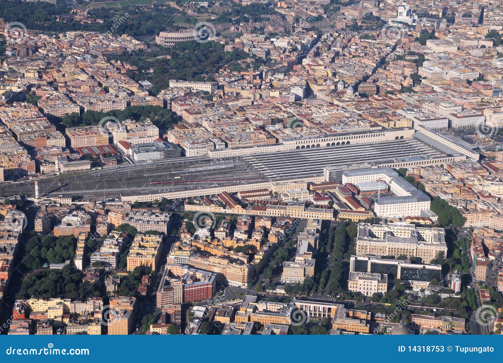 Rome, Termini Station stock image. Image of architecture - 14318753