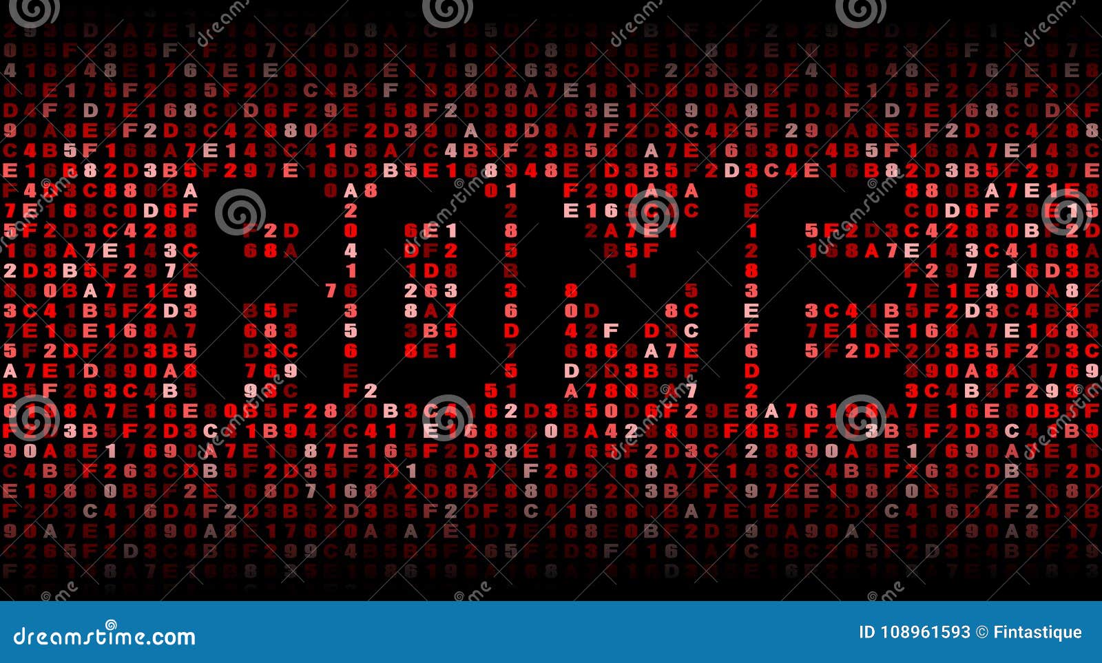 Rome Text on Hex Code Illustration Stock Illustration - Illustration of ...