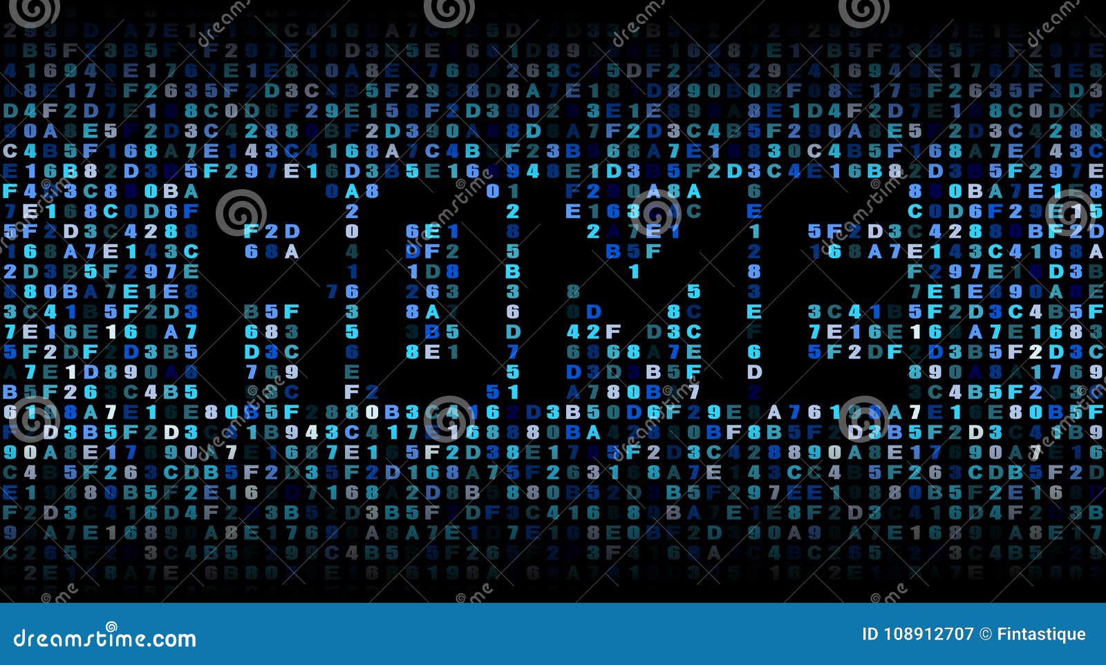 Rome Text on Hex Code Illustration Stock Illustration - Illustration of ...