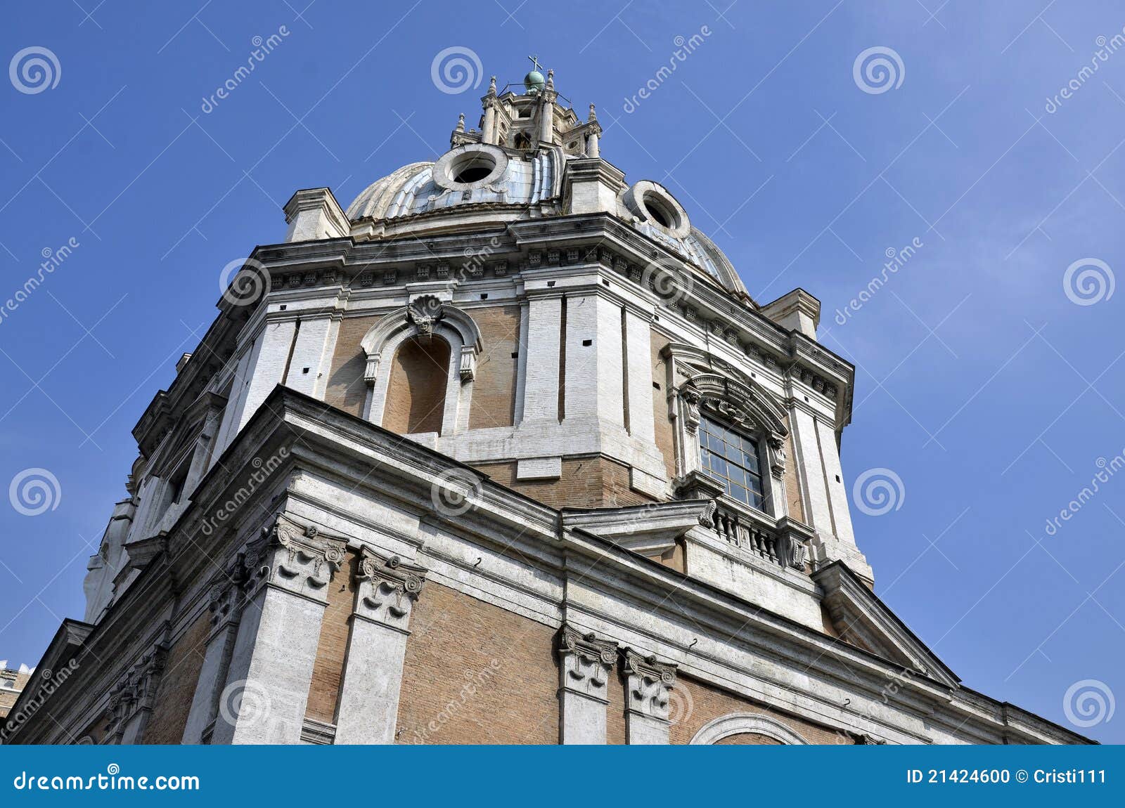 Rome top tower stock photo. Image of church, historic - 21424600
