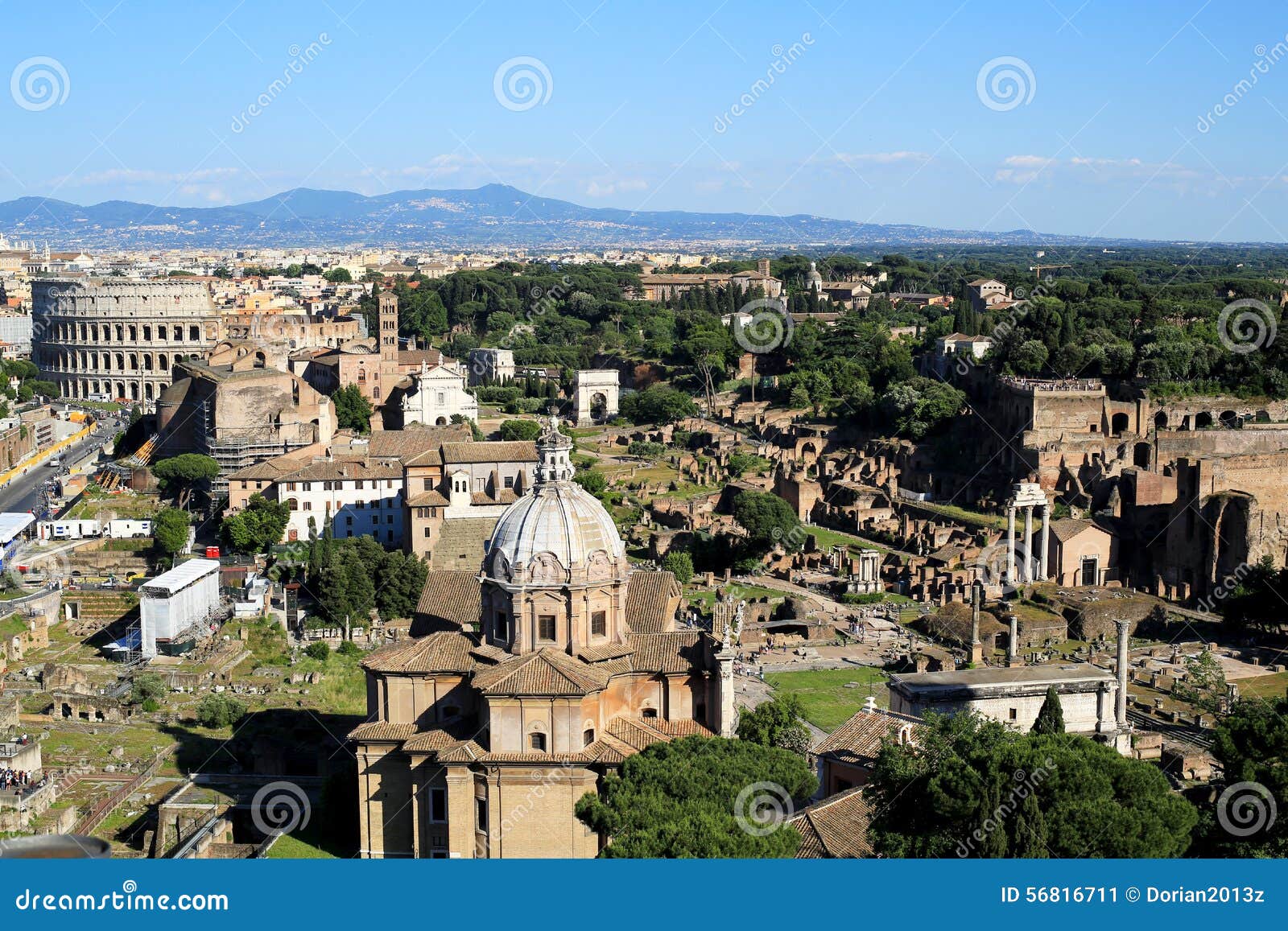 Rome stock image. Image of italy, vacation, architecture - 56816711