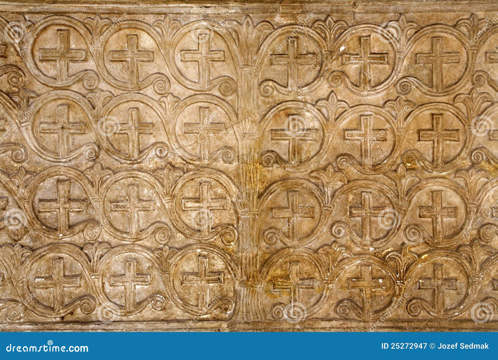 Rome - Tree Relief - Symbol of Jesus Life Stock Image - Image of relief ...