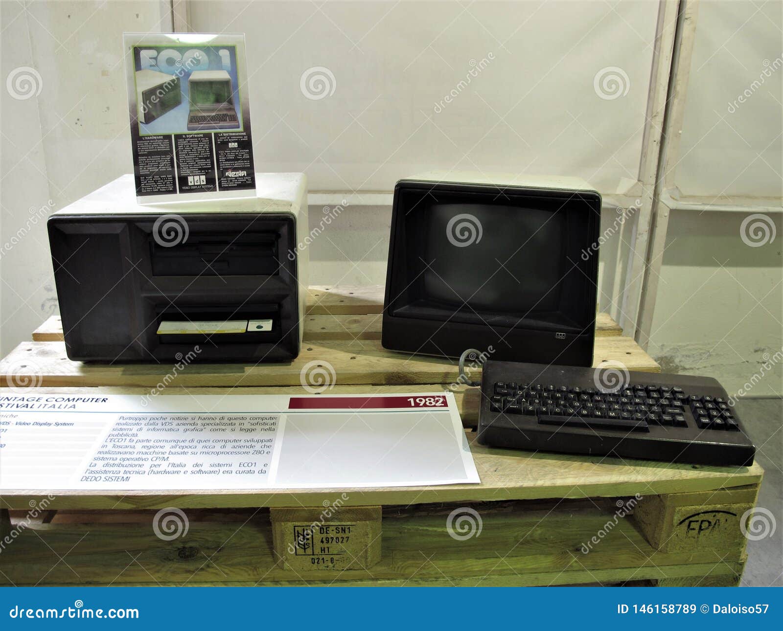 Rome vintage computer editorial stock image. Image of processor - 146158789