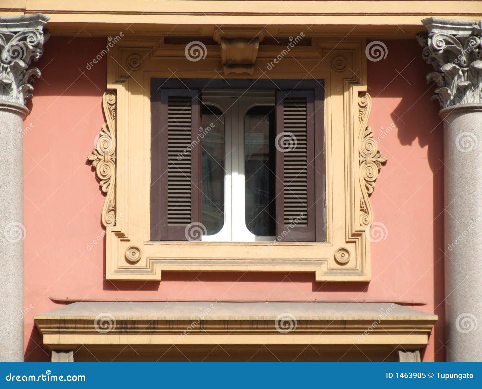 Rome window stock image. Image of retro, italian, detail - 1463905
