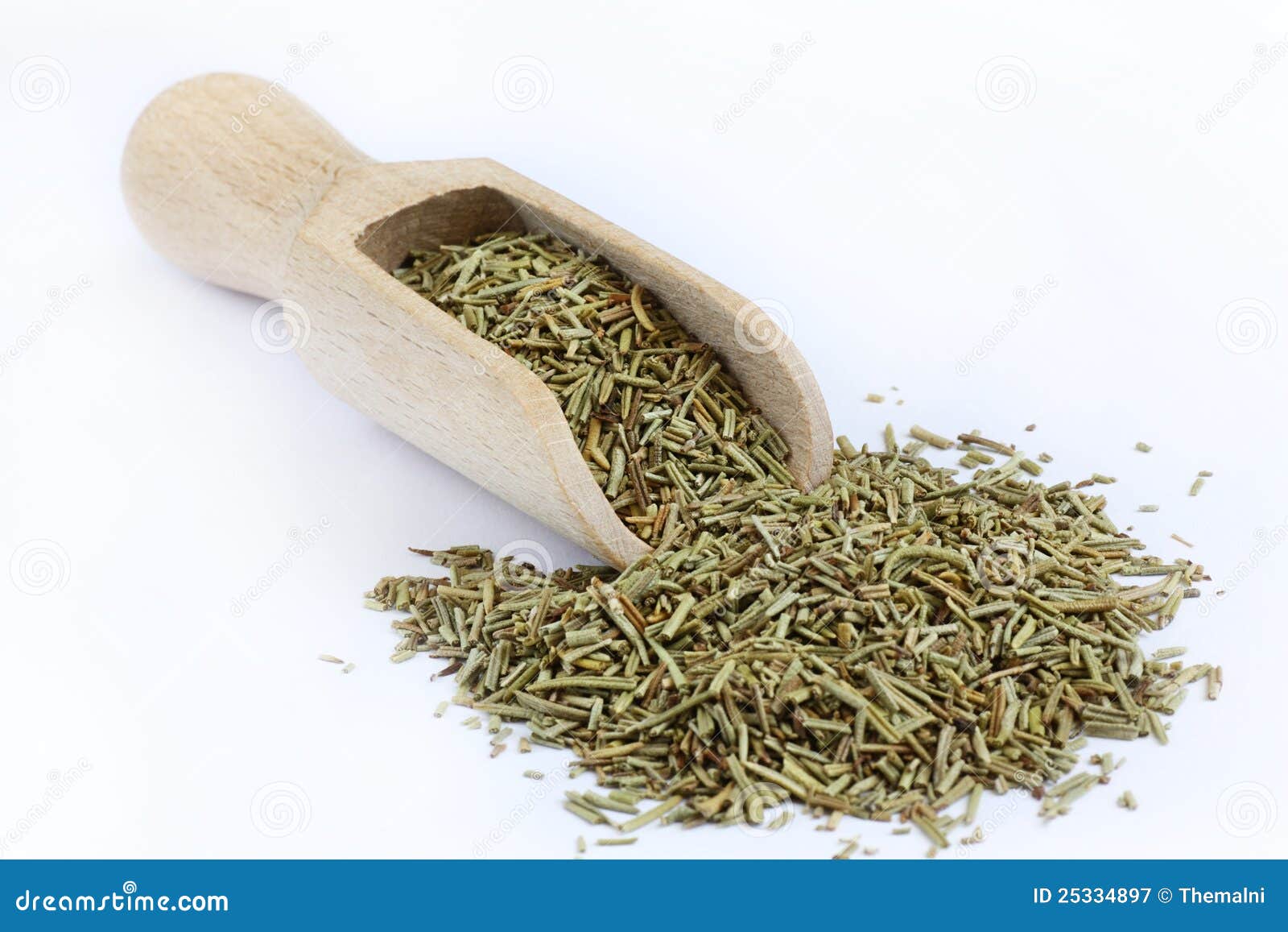 Romero seco imagen de archivo. Imagen de alimento, cuchara - 25334897