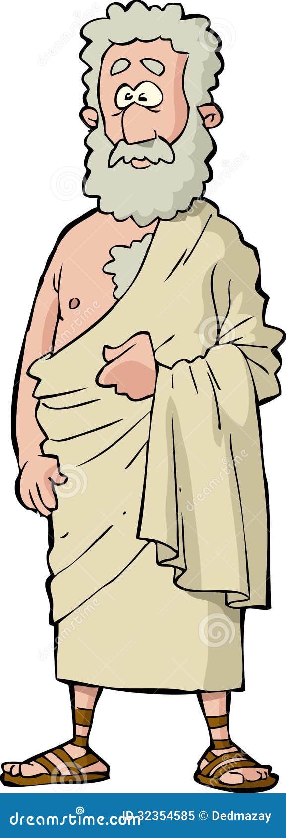 Romersk filosof vektor illustrationer. Illustration av isolerat - 32354585