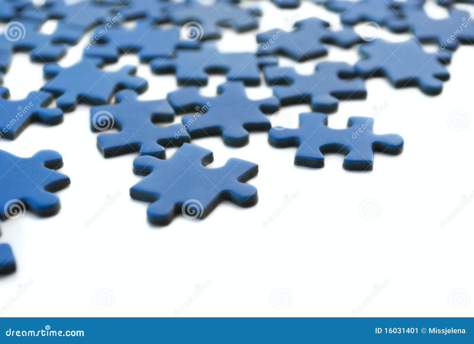 Rompecabezas azul imagen de archivo. Imagen de concepto - 16031401