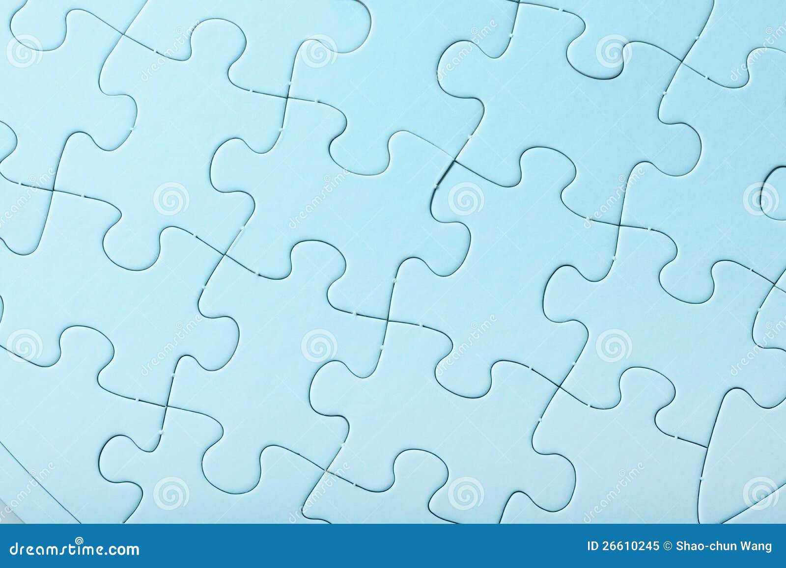 Rompecabezas De Rompecabezas Azul Imagen de archivo - Imagen de ...