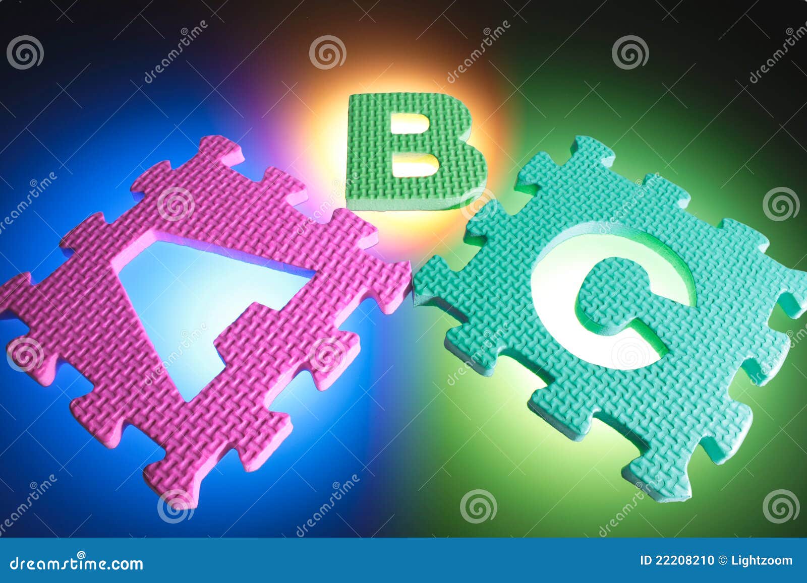 Rompecabezas del alfabeto foto de archivo. Imagen de escolaridad - 22208210