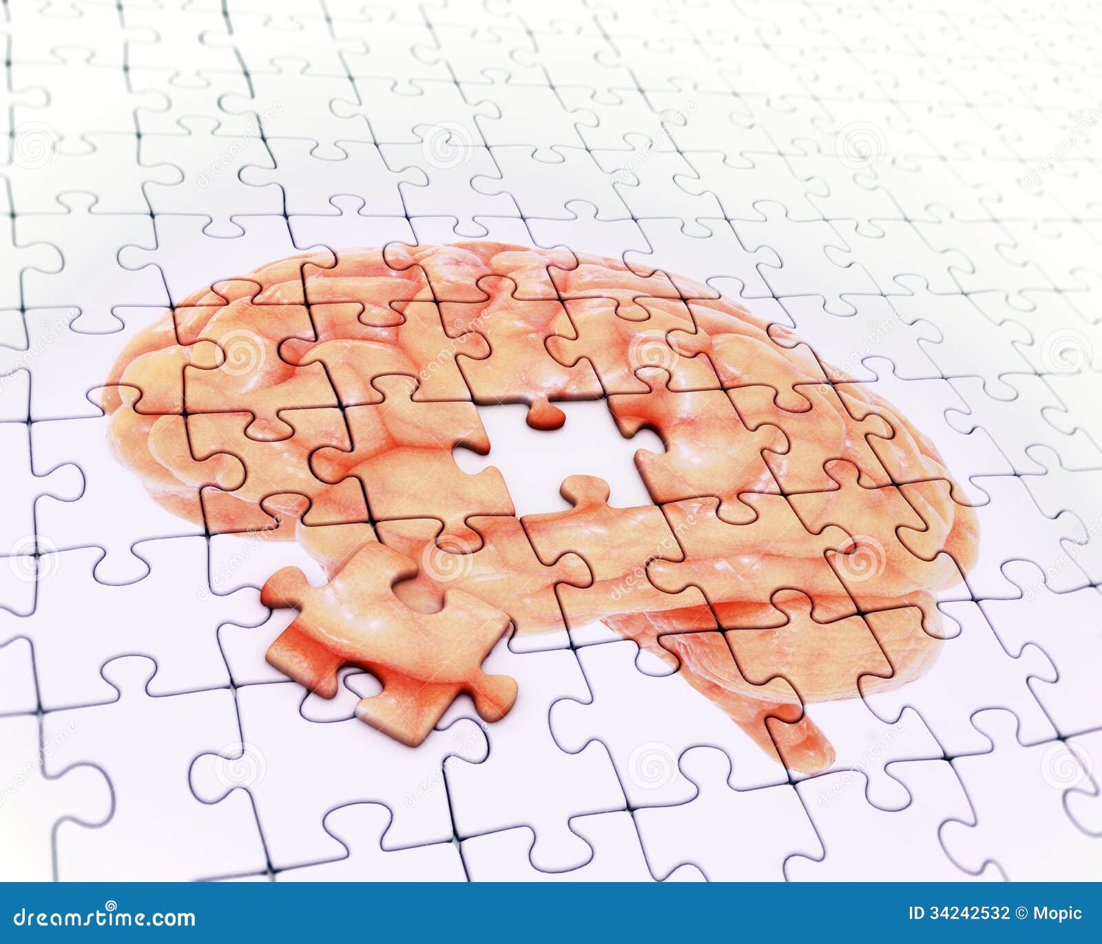 Rompecabezas del cerebro foto de archivo. Imagen de conocimiento - 34242532