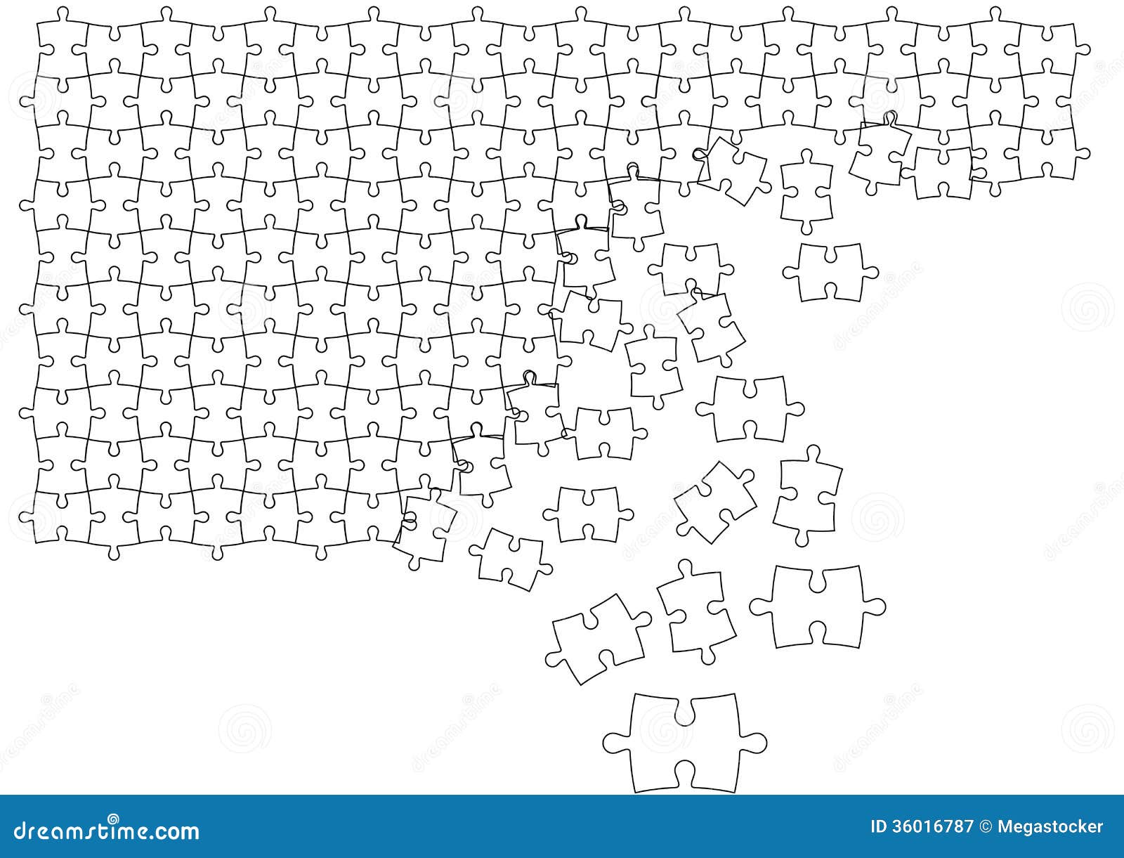 Rompecabezas del vector ilustración del vector. Ilustración de ...