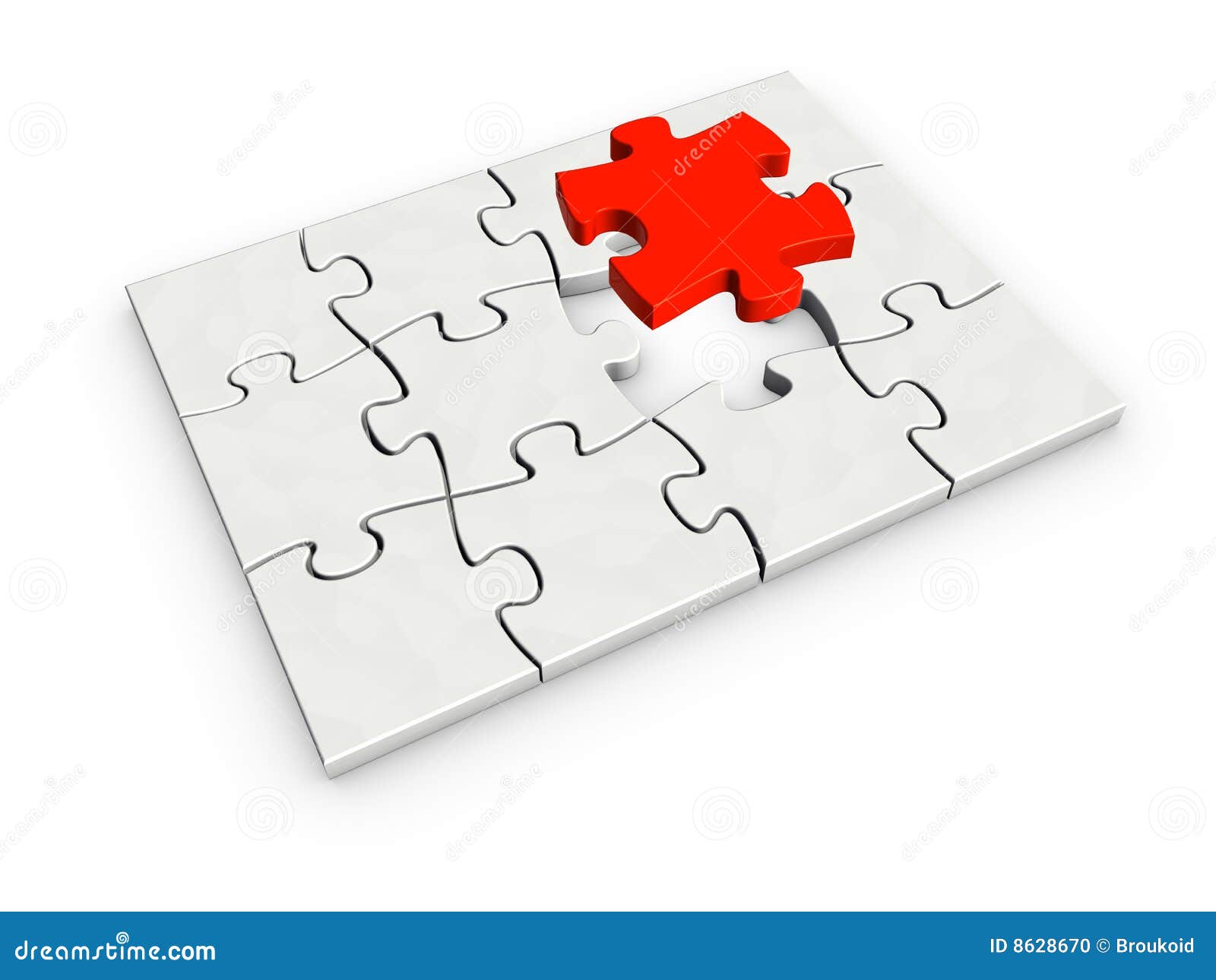 Rompecabezas incompleto stock de ilustración. Ilustración de conecte ...