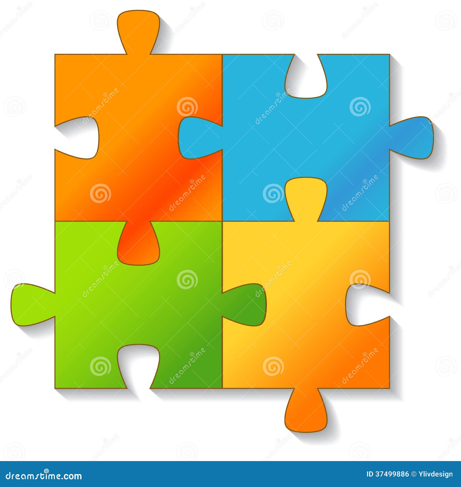 Rompecabezas. Vector. ilustración del vector. Ilustración de comparar ...