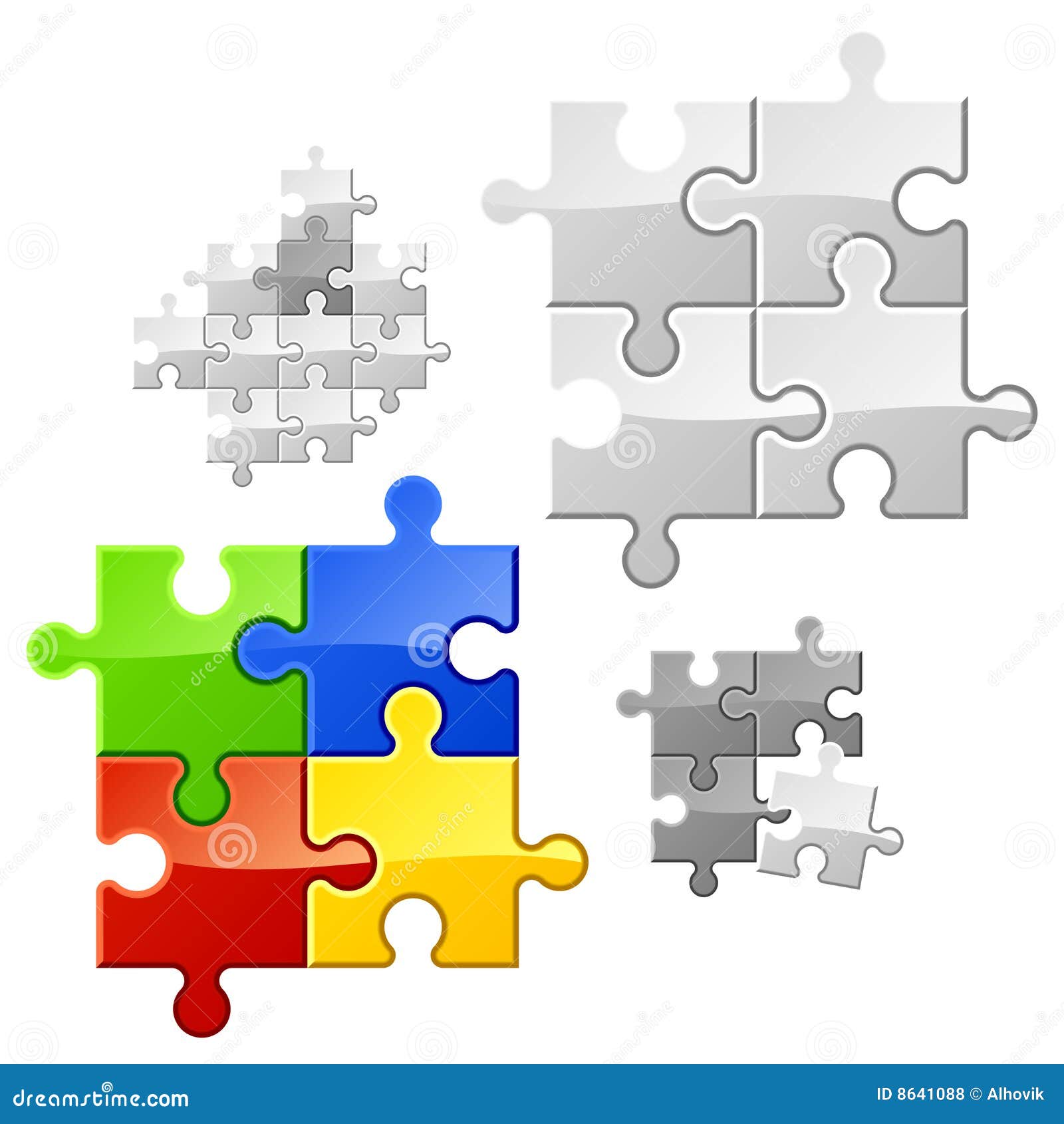 Rompecabezas. Vector. ilustración del vector. Ilustración de ...