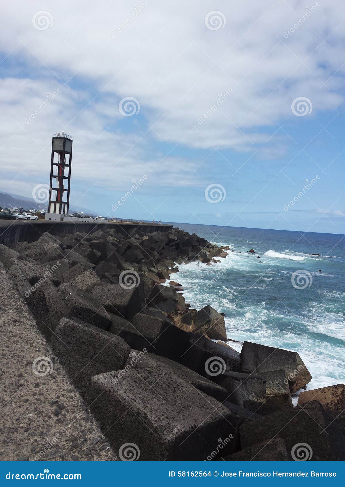 Rompeolas foto de archivo. Imagen de costero, detalle - 58162564