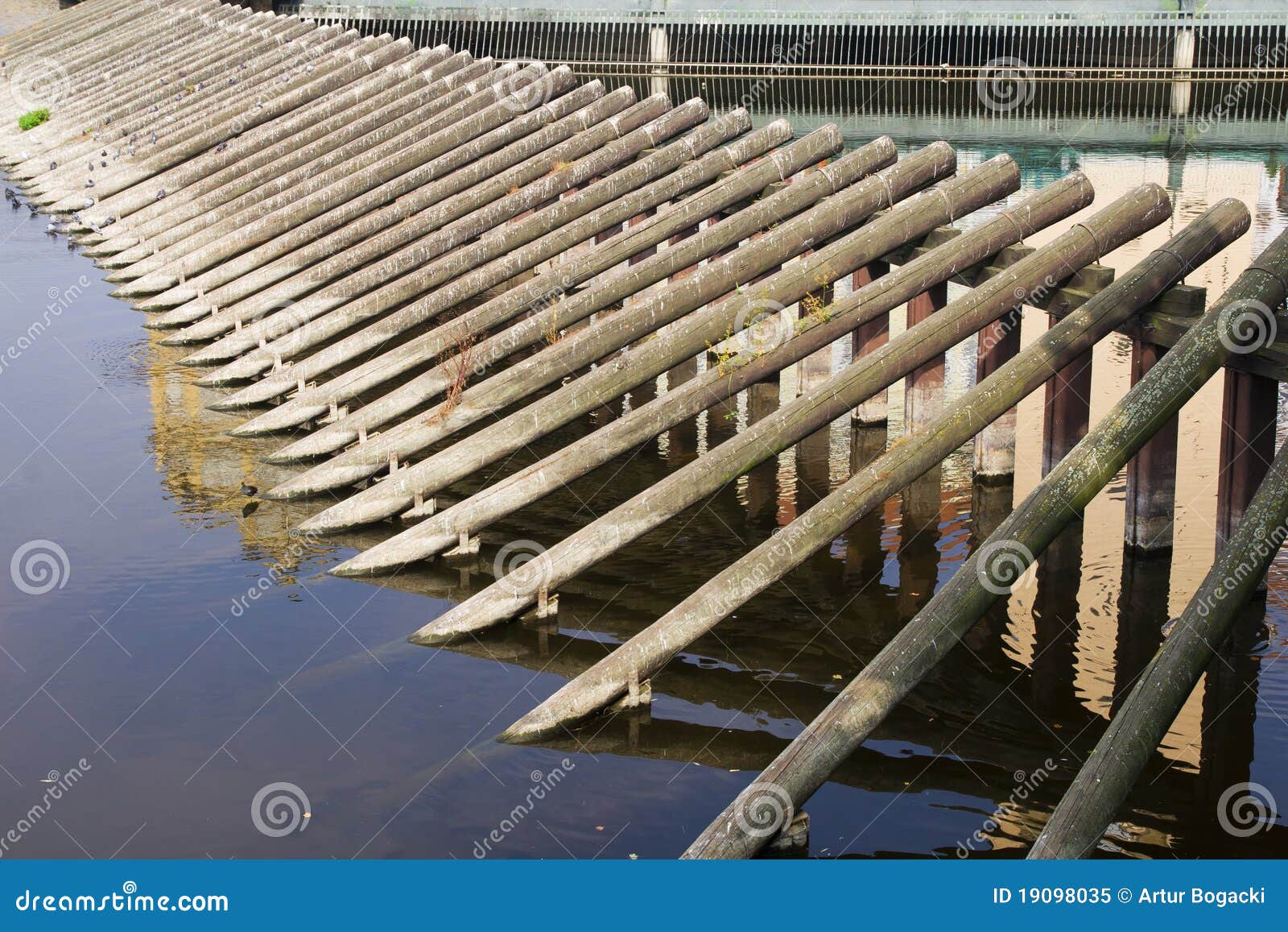 Rompeolas de madera imagen de archivo. Imagen de rompeolas - 19098035