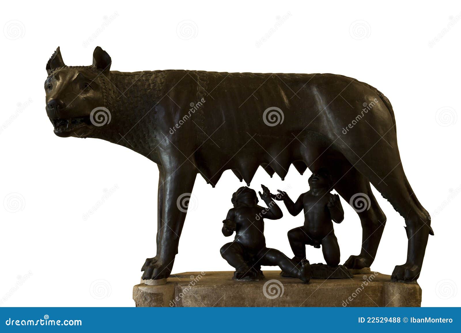 Romulus and Remus Rome Symbol Stock Photo - Image of mother, milk: 22529488