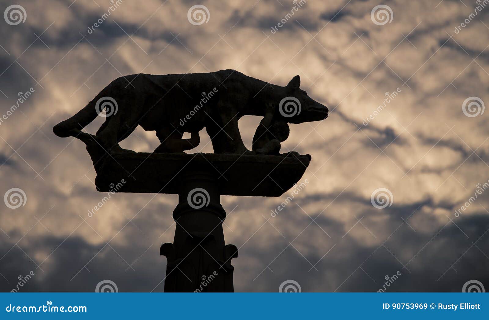 Romulus and Remus symbol stock image. Image of romulus - 90753969