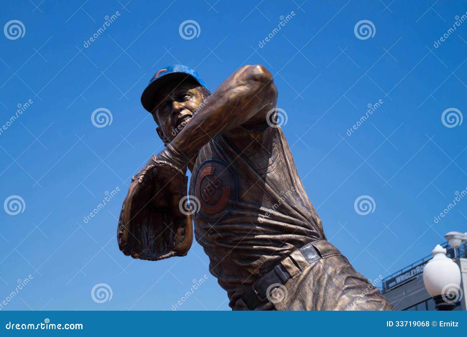 Ron Santo Statue editorial stock photo. Image of billy - 33719068