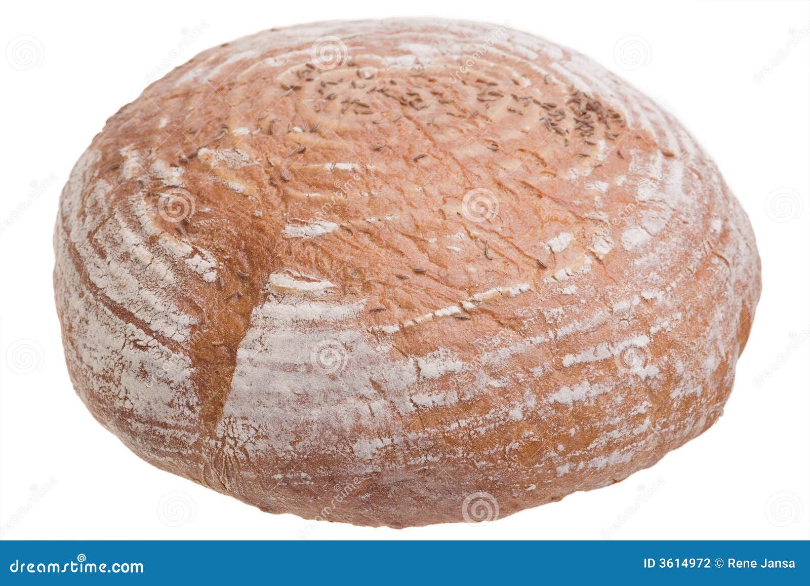 Rond brood van brood stock foto. Image of ronde, voeding - 3614972