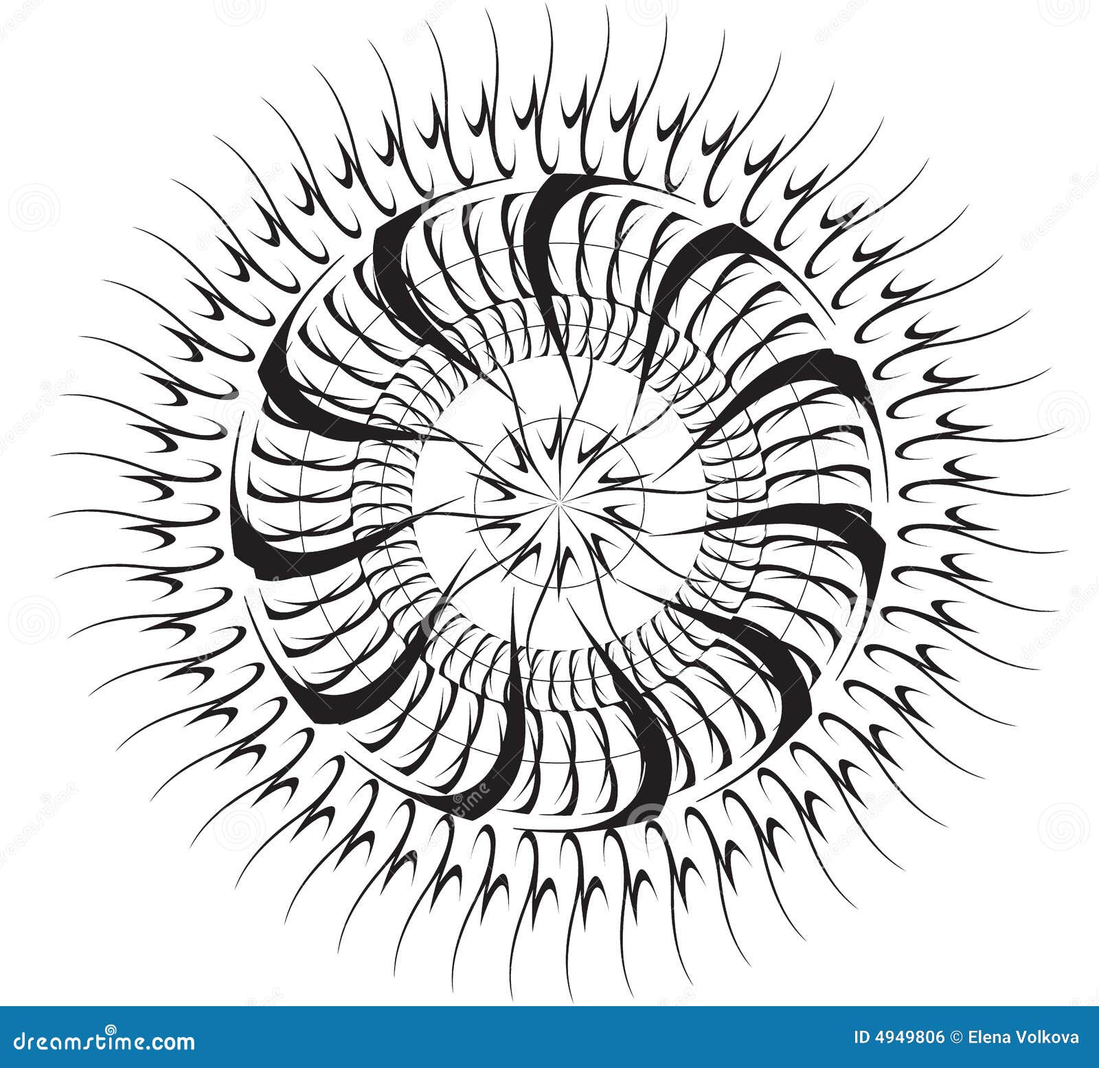 Rond symbool vector illustratie. Illustration of cirkel - 4949806