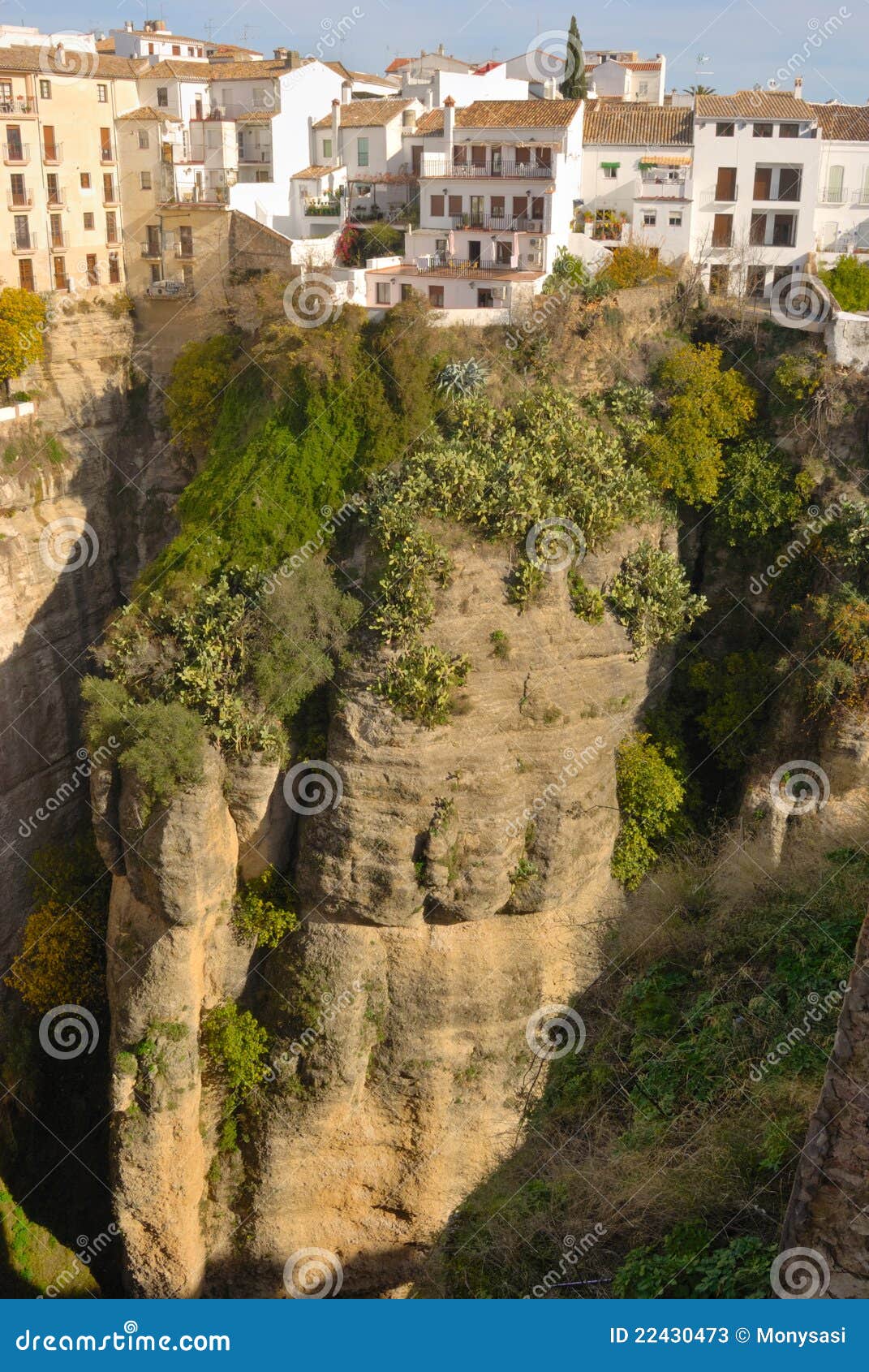 Ronda houses stock image. Image of andalusian, travel - 22430473