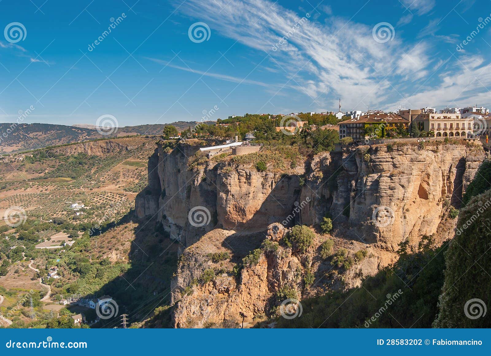 Ronda Landscape stock photo. Image of holiday, nature - 28583202