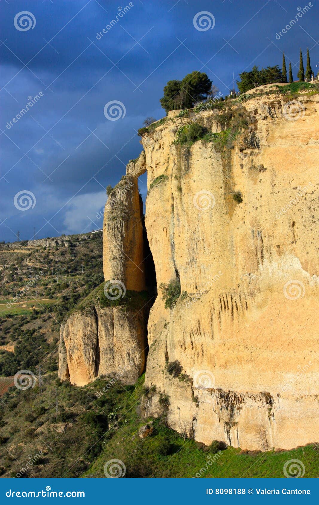 Ronda Landscape in Andalusia, Spain Stock Photo - Image of cliff ...