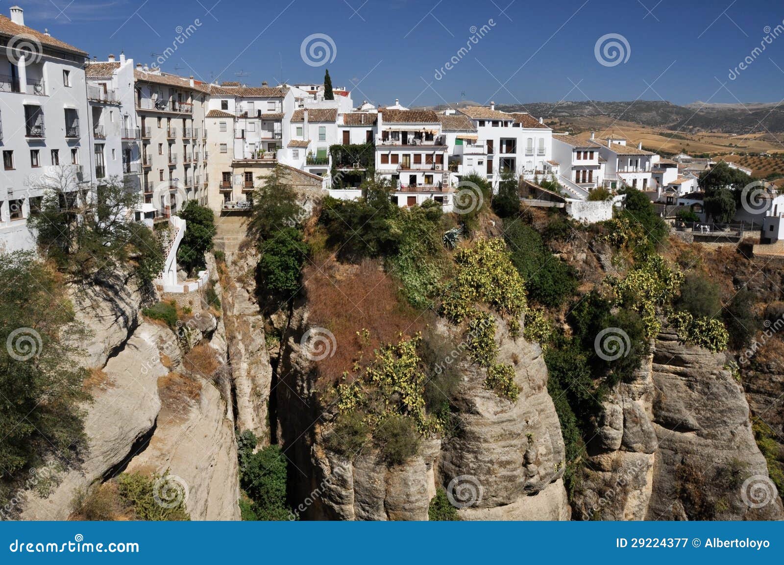 Ronda, Malaga (Spain) stock image. Image of natural, picturesque - 29224377