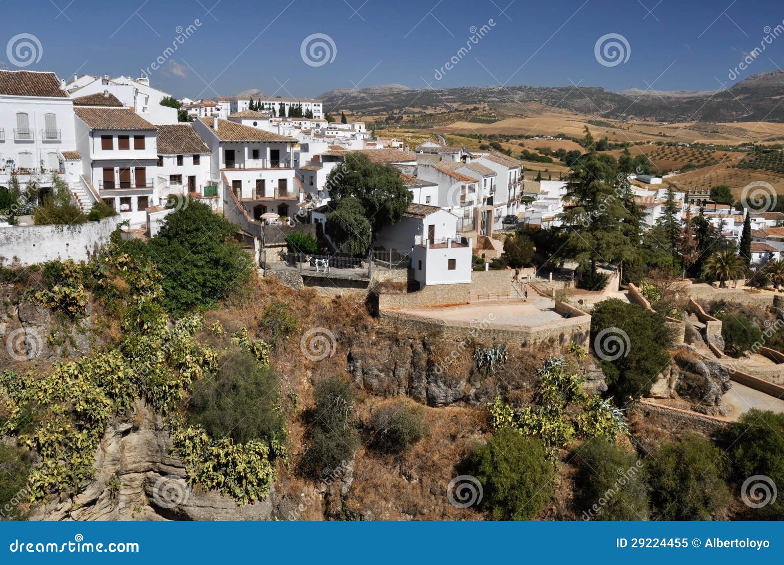 Ronda, Malaga (Spain) stock image. Image of costa, architecture - 29224455
