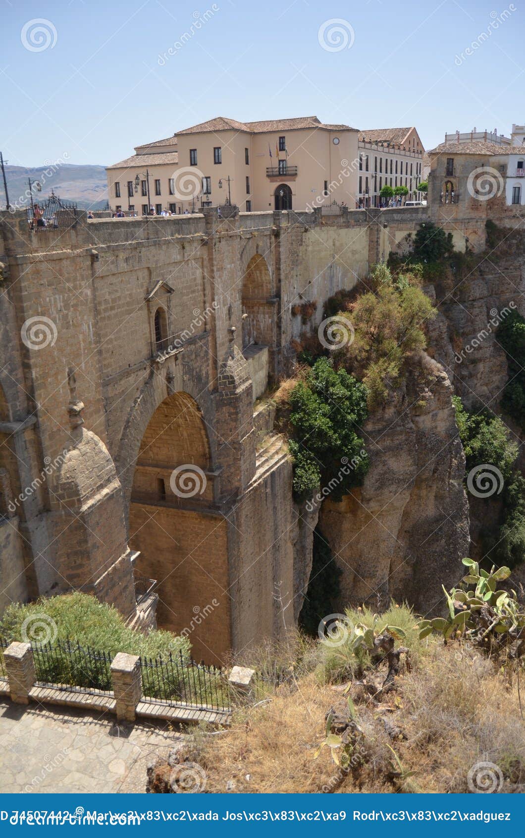Ronda editorial photography. Image of summer, roman, bridge - 74507442