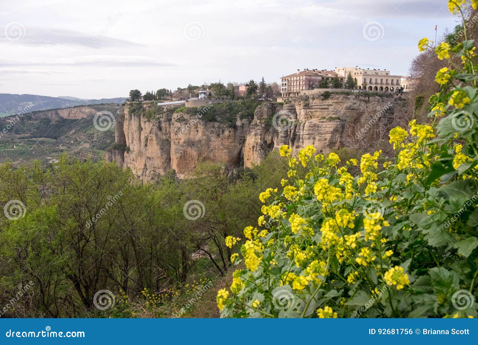 Ronda, Spain stock photo. Image of tourism, green, scenic - 92681756