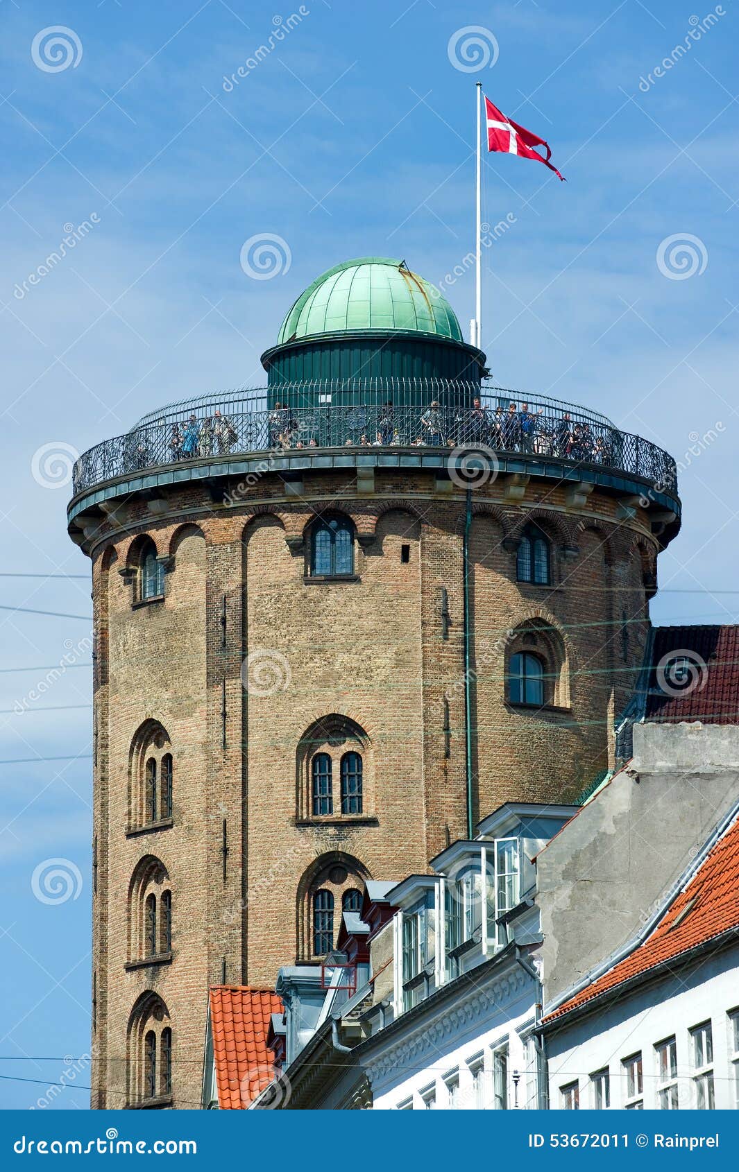 Ronde Toren in Kopenhagen, Denemarken Redactionele Foto - Image of ...