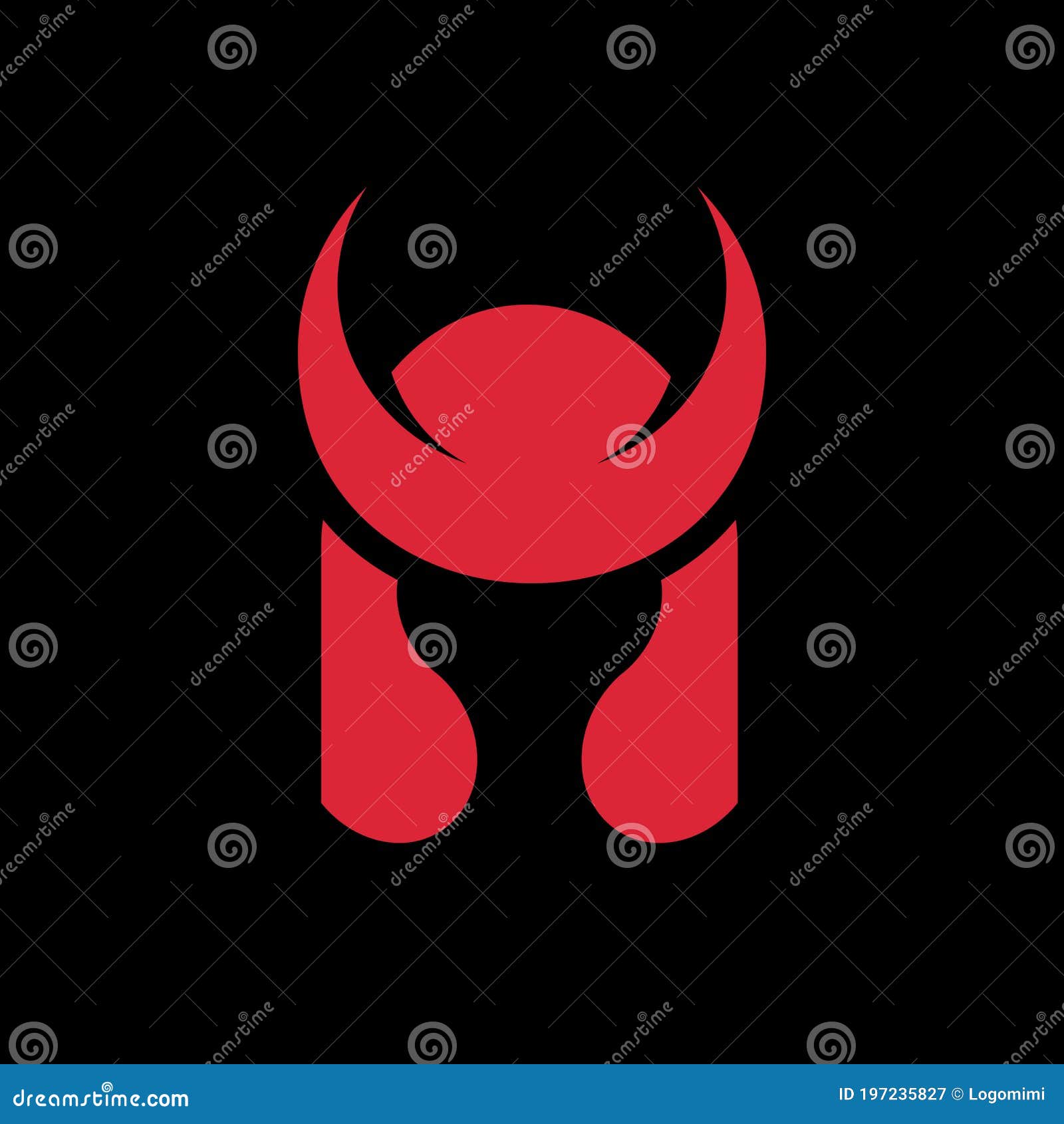 Ronin Warrior Logo Icon Design Template Elements, Samurai Helmet Symbol ...