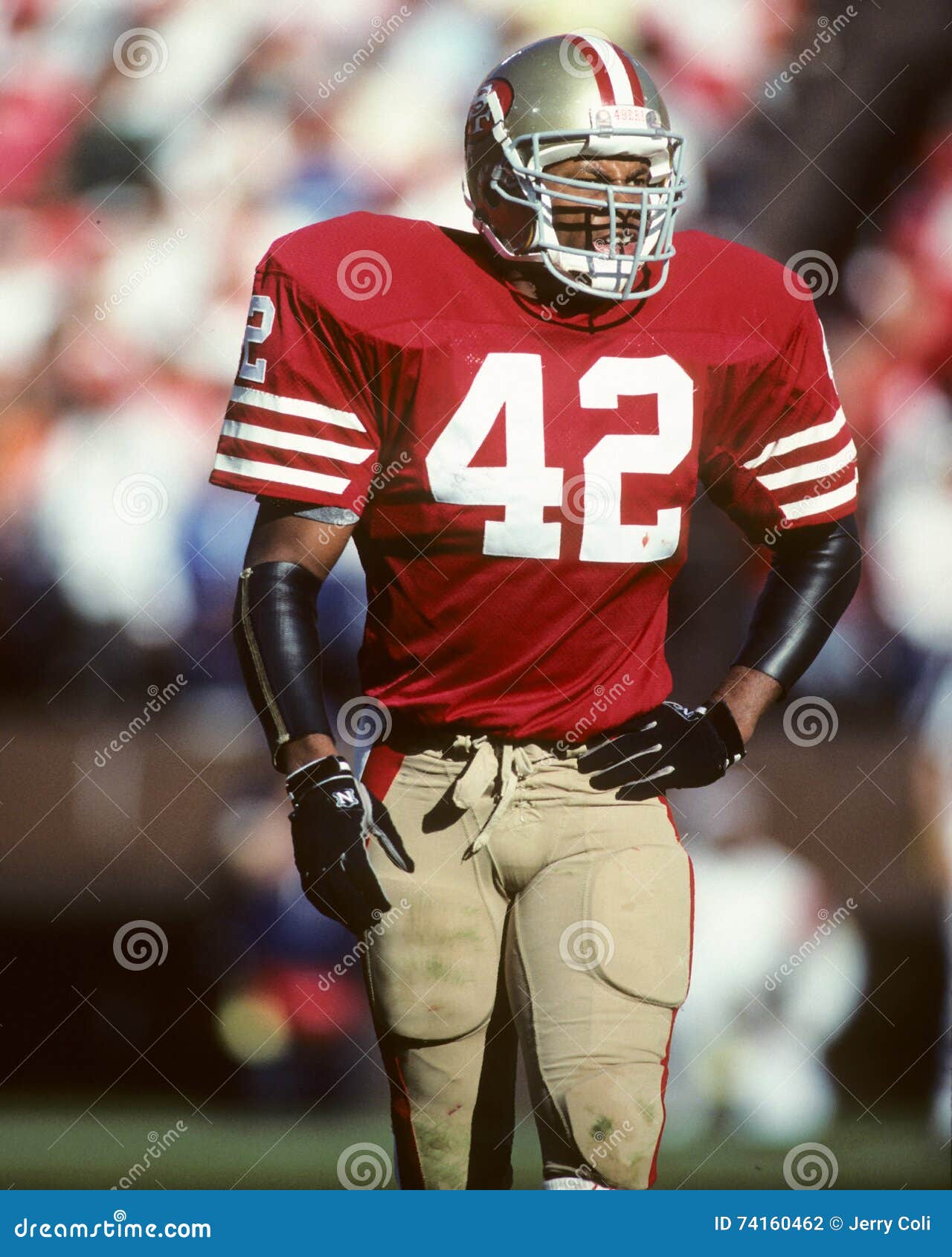 Ronnie Lott redaktionell arkivbild. Bild av lott, liga - 74160462