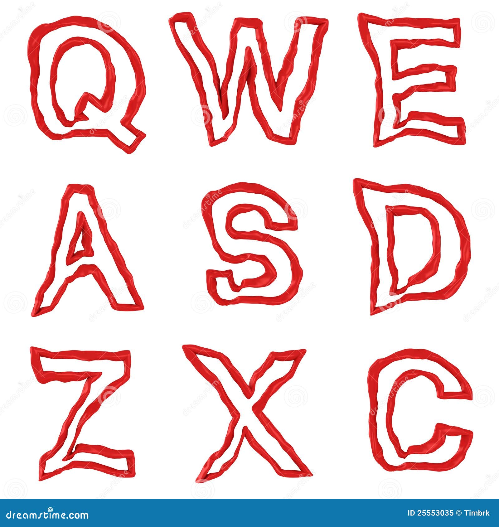 Rood alfabet stock illustratie. Illustration of element - 25553035