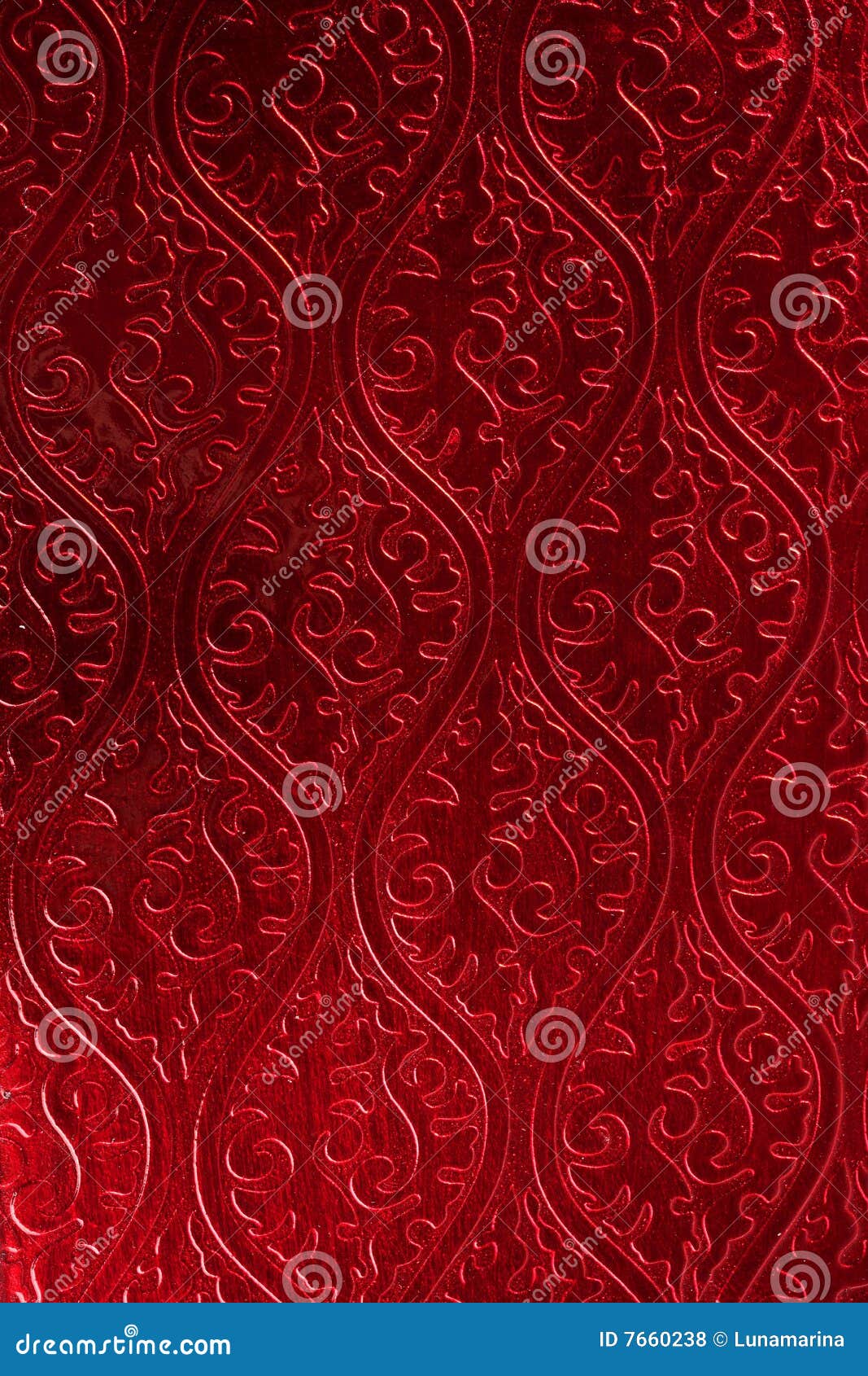 Rood Behang, Glanzend En Verfraaid Stock Illustratie - Illustration of ...