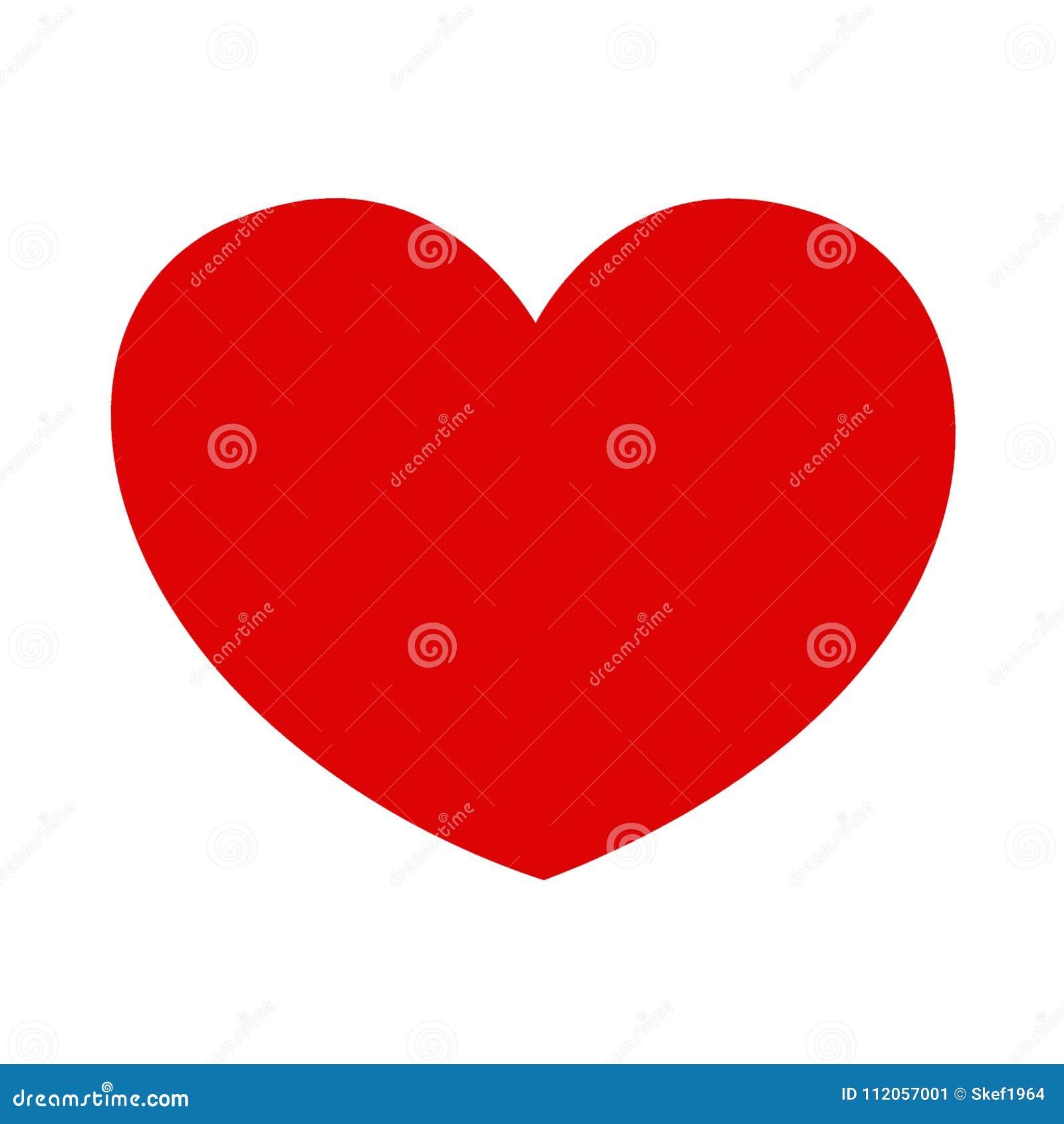 Rood Bitmap Van Het Hart Vlak Ontwerp Beeld Stock Illustratie ...