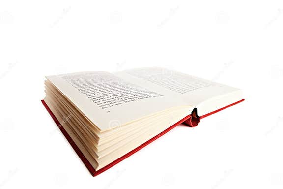 Rood boek stock foto. Image of open, handboek, informatie - 17091580